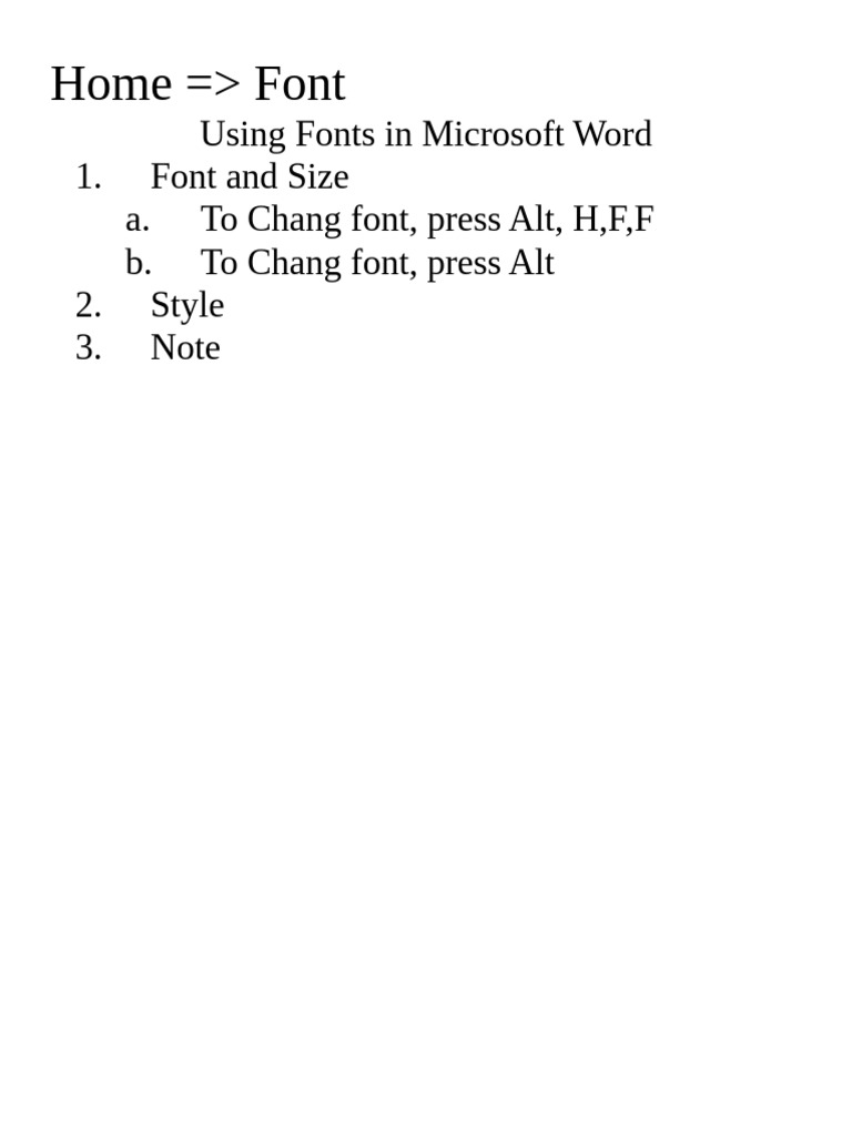 Use Font | PDF