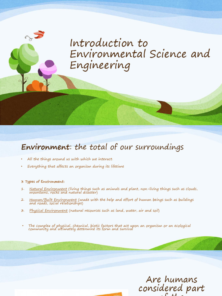 Introduction To Envi Sci | PDF | Environmental Science | Natural Environment