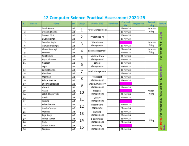 Board Practical 2024-25-2 | PDF