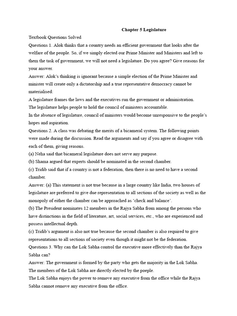 Legislature Modified Notes | PDF | Supermajority | Bill (Law)