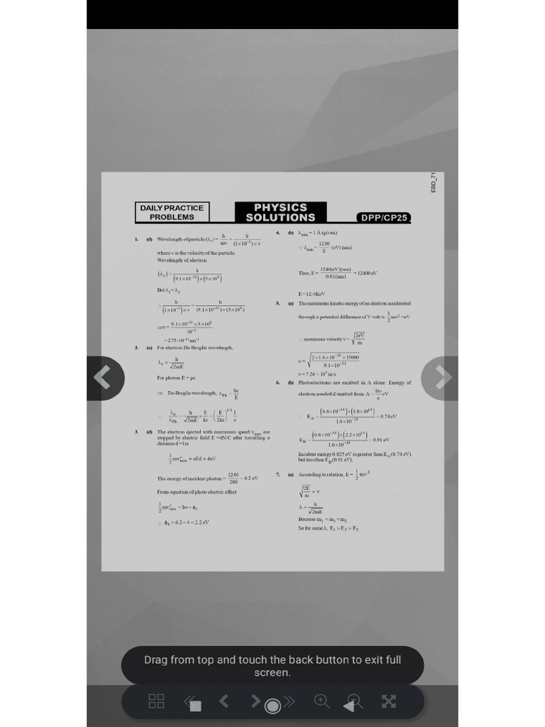 Physics Solutions | PDF