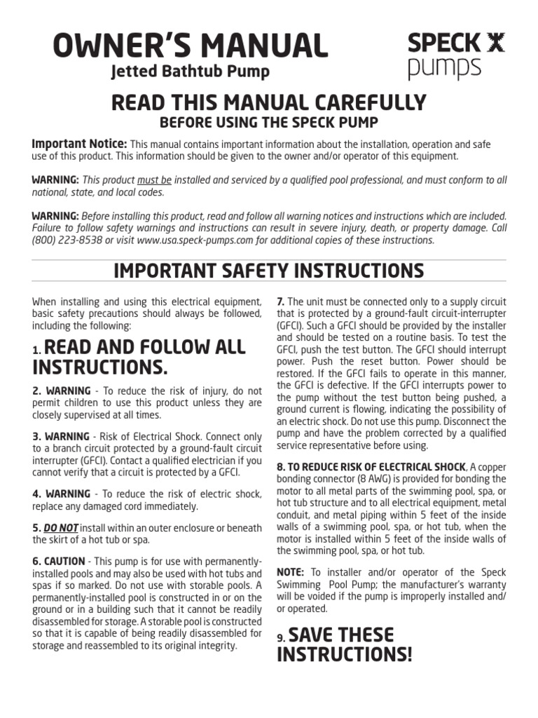 Manual Model E45 | PDF | Implied Warranty | Pump