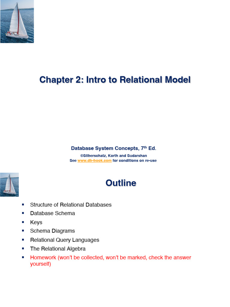 Chapter 2 | PDF | Relational Model | Relational Database