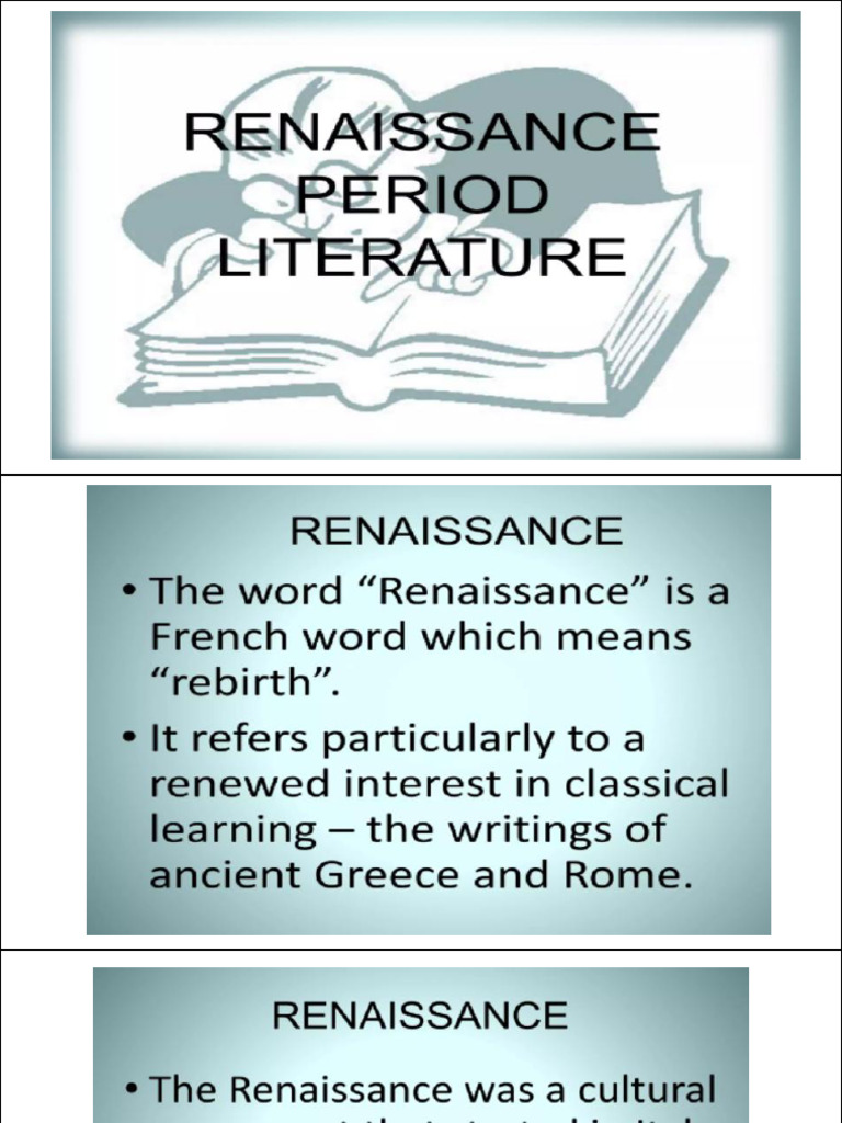 Midterm Lesson 1 Renaissance Period | PDF