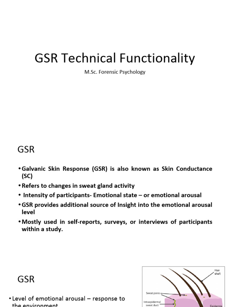 GSR Technical Functions | PDF