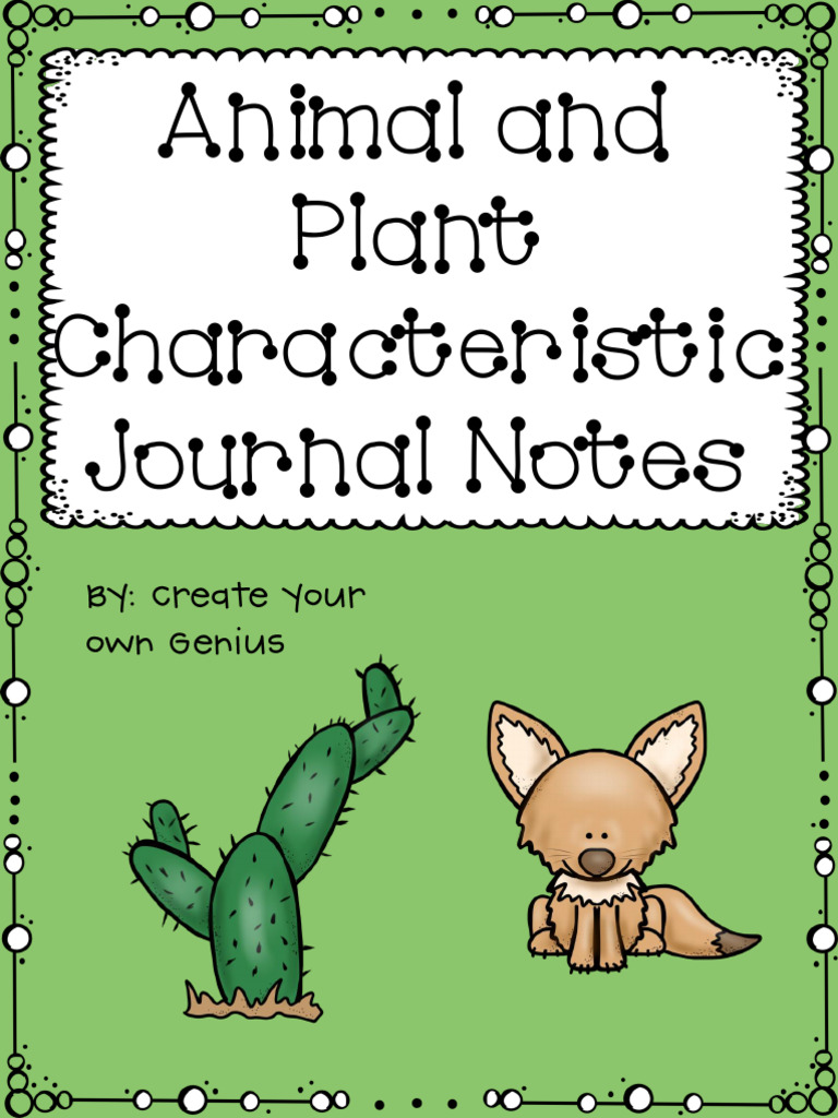 Animal and Plant Characteristics Journal | PDF