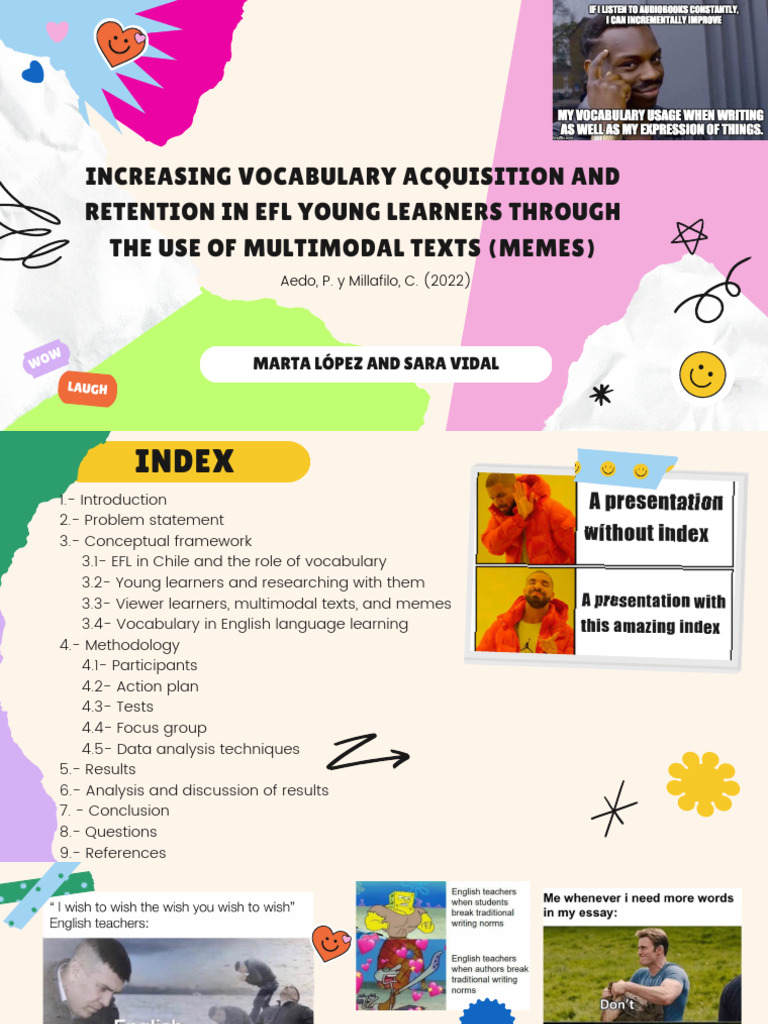 Increasing Vocabulary Acquisition and Retention in EFL Young Learners ...