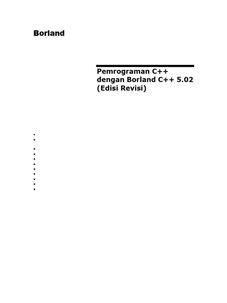 Ebook Dasar-Dasar Pemrograman | PDF