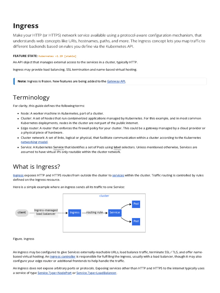 Ingress Kubernetes | PDF | Load Balancing (Computing) | Computing
