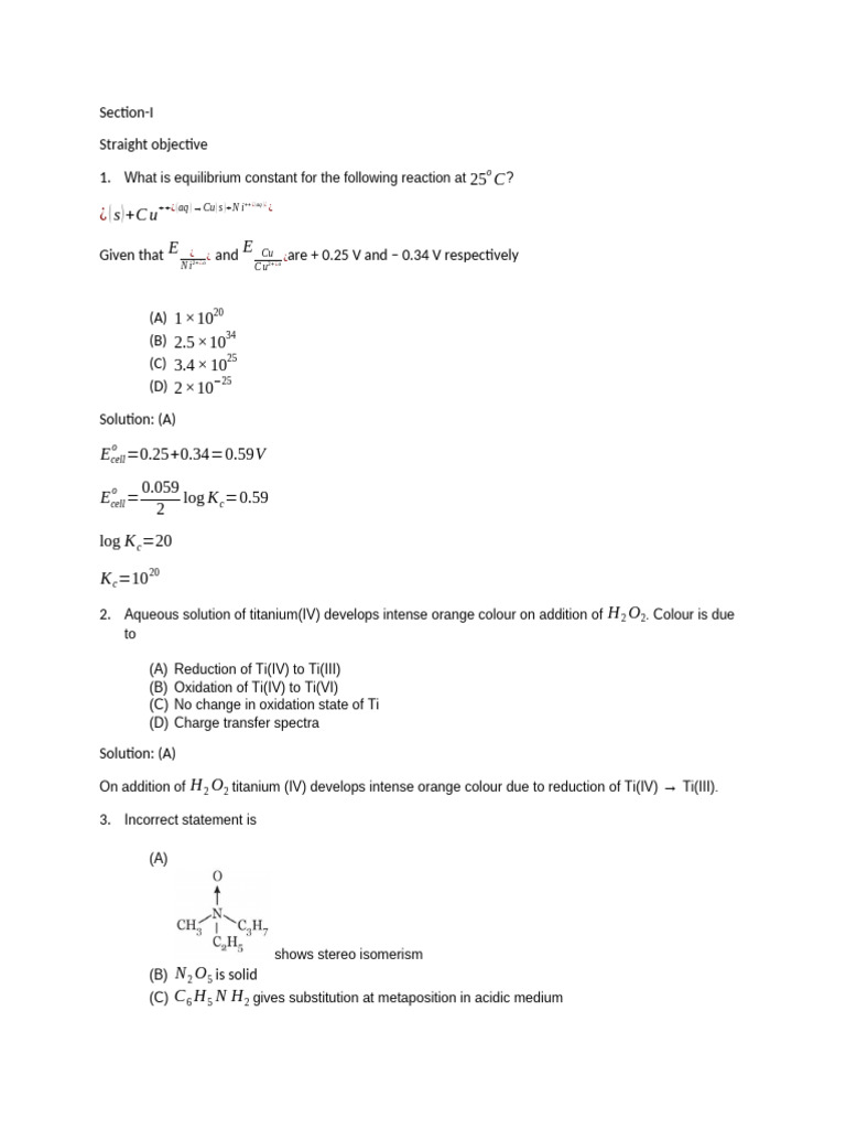 102 Eng Chemistry | PDF | Redox | Chemical Substances