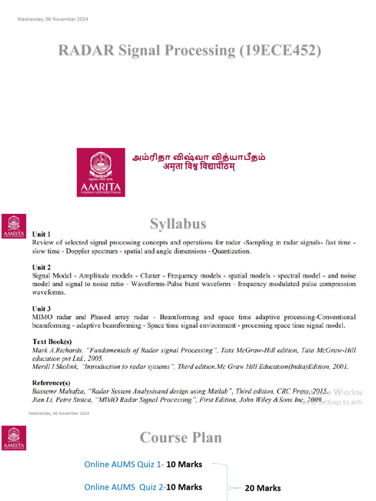 Beamforming and Space-Time Adaptive Processing | PDF | Covariance | Radar