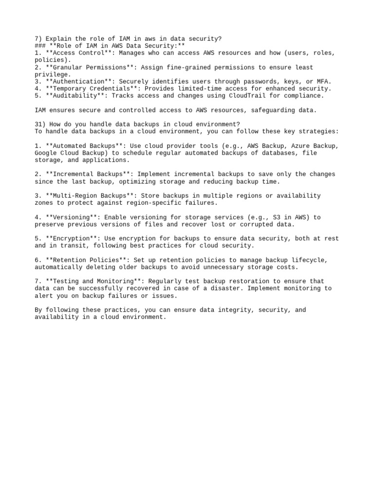 AWS Question and Answers | PDF