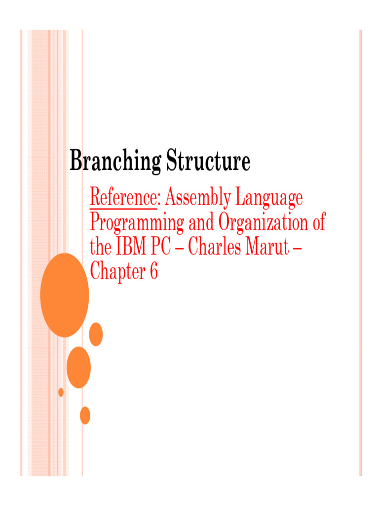 L5 - Branching Structures | PDF | Notation | Software Development