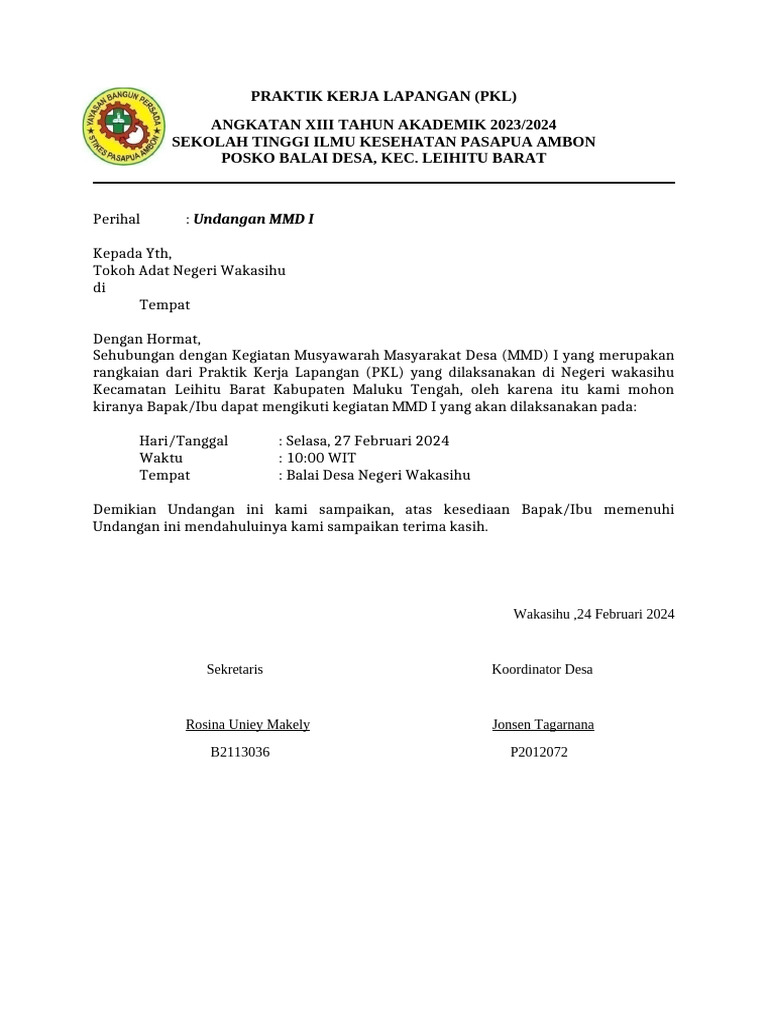 MMD I Tokoh Adat | PDF