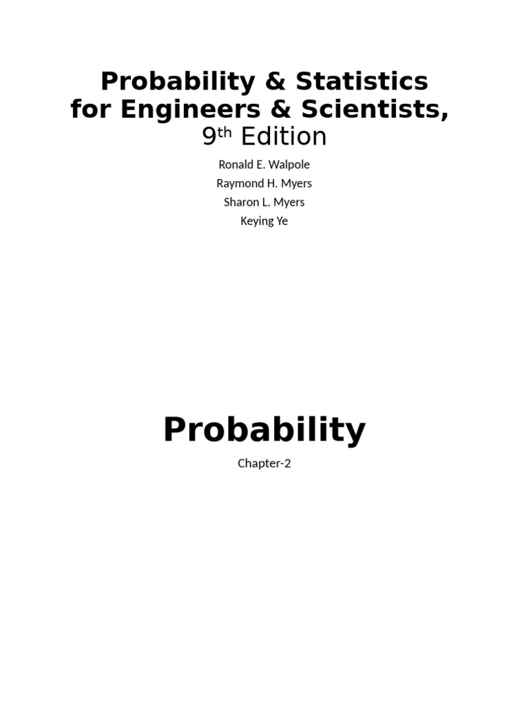 Week 05 02 - Walpole 29032021 013522pm | PDF | Probability | Sampling (Statistics)