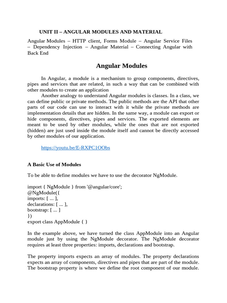 UNIT II Updated Notes | PDF | Modular Programming | Software