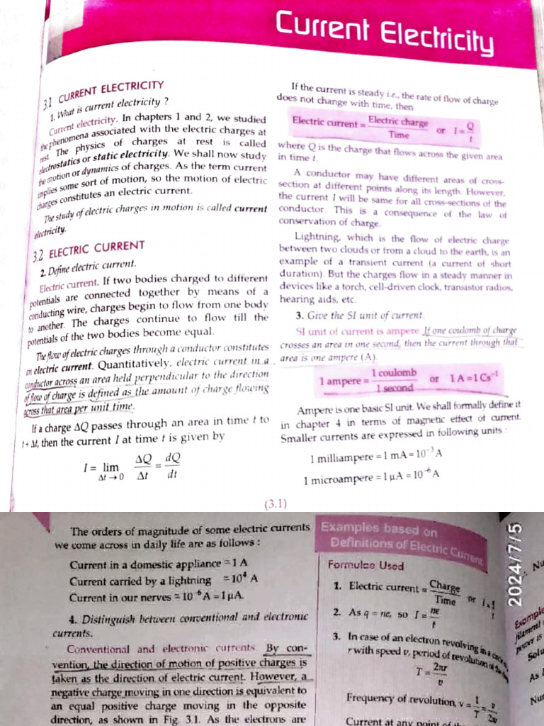 Current Electricity-1 | PDF