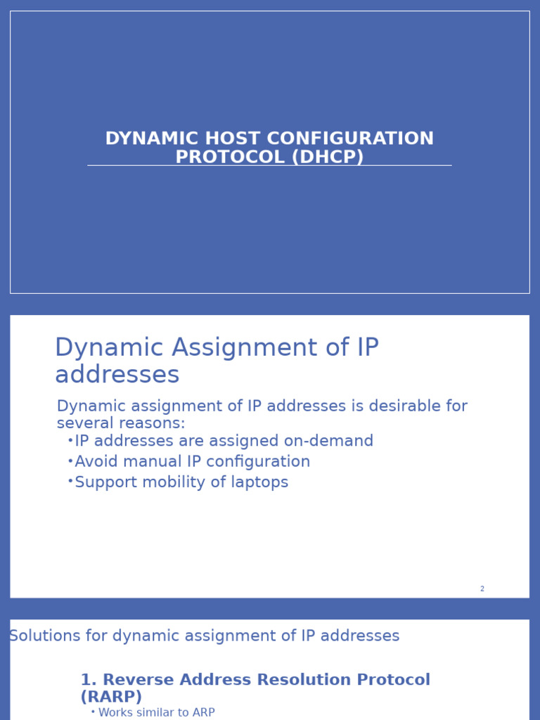 DHCP | PDF | Internet Architecture | Network Layer Protocols