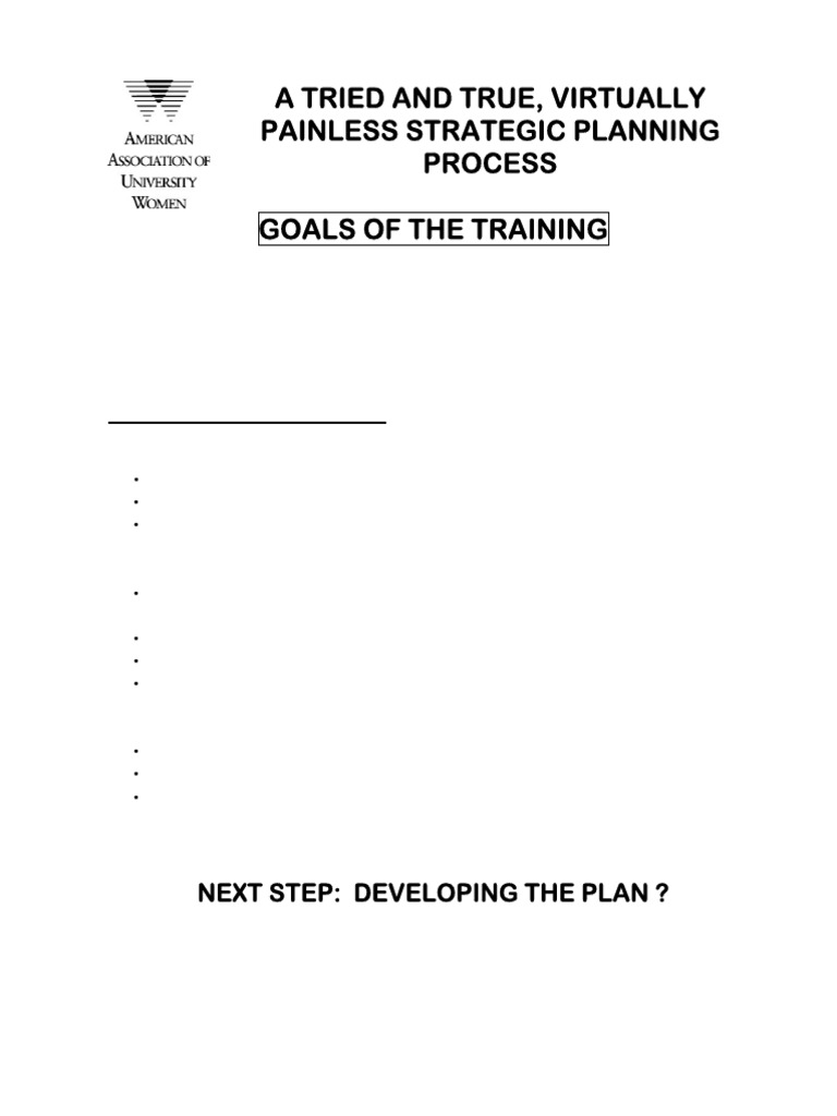 Strategic Planning Exercise | PDF | Strategic Planning | Goal