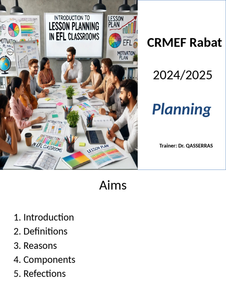 Planning CRMEF | PDF | Lesson Plan | Learning