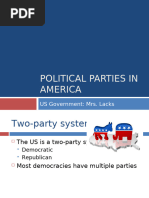 Timeline of American Political Parties | PDF | American Government ...