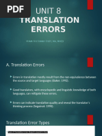 Translation Evaluation Rubric | PDF | Copy Editing | Translations