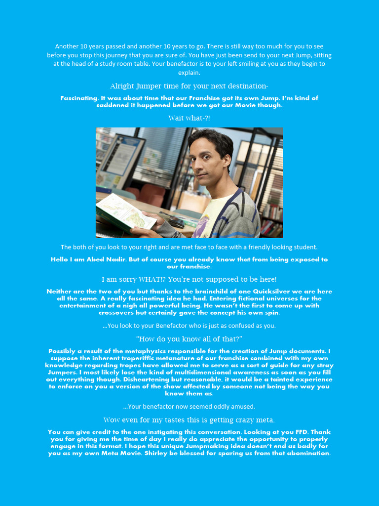 CYOA Jumpchain - Community Jump | PDF