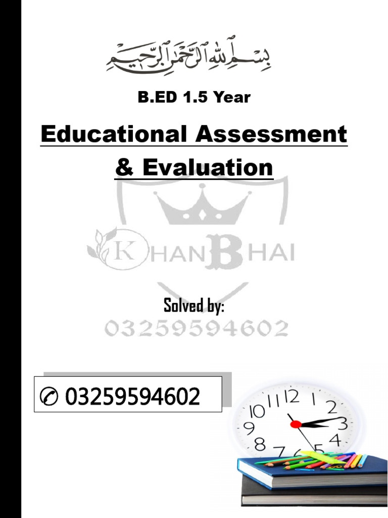 8602 Solved Important Questions-1 | PDF | Educational Assessment | Validity (Statistics)