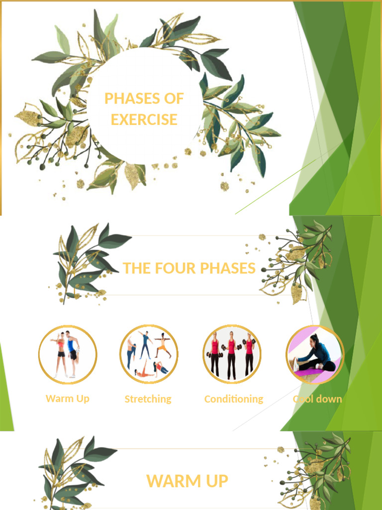 Phases of Exercise Explained | PDF | Physical Fitness | Physical Exercise
