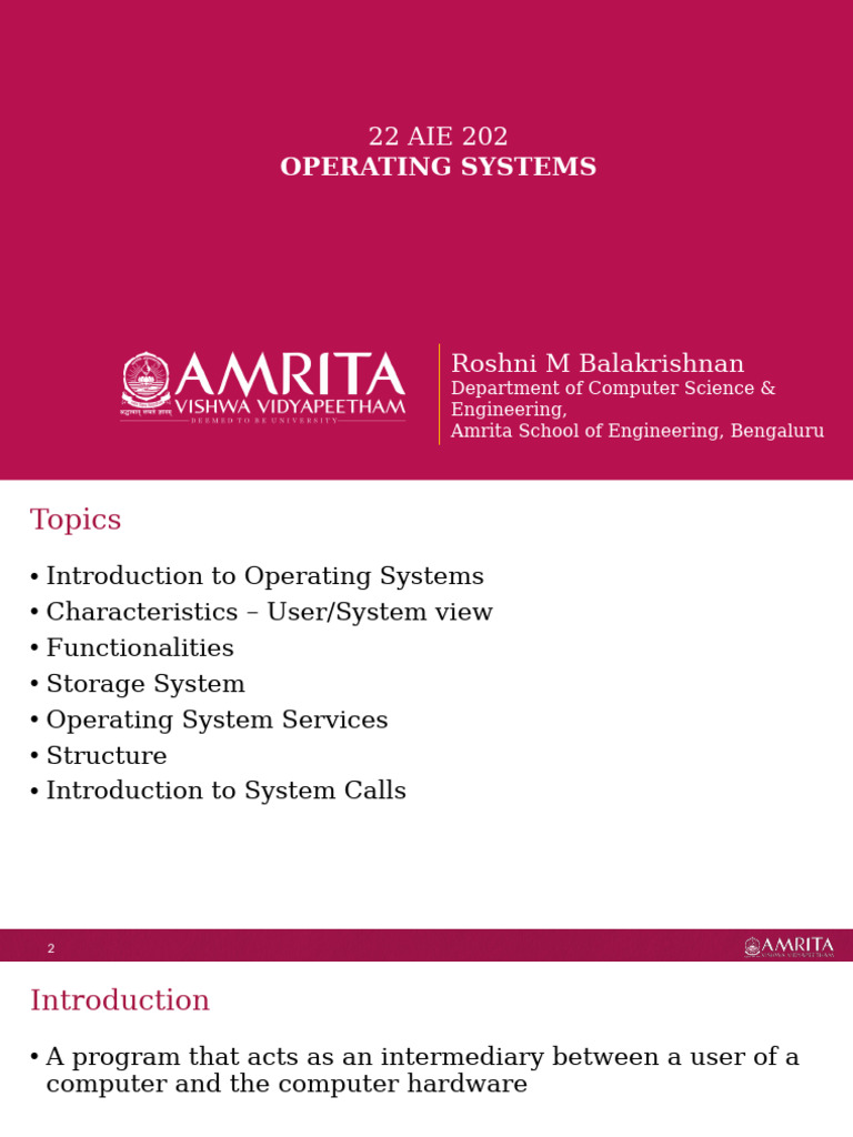 Ch.1 Introduction | PDF | Computer Data Storage | Kernel (Operating System)