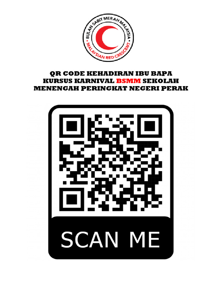 QR Code Kehadiran Ibu Bapa | PDF