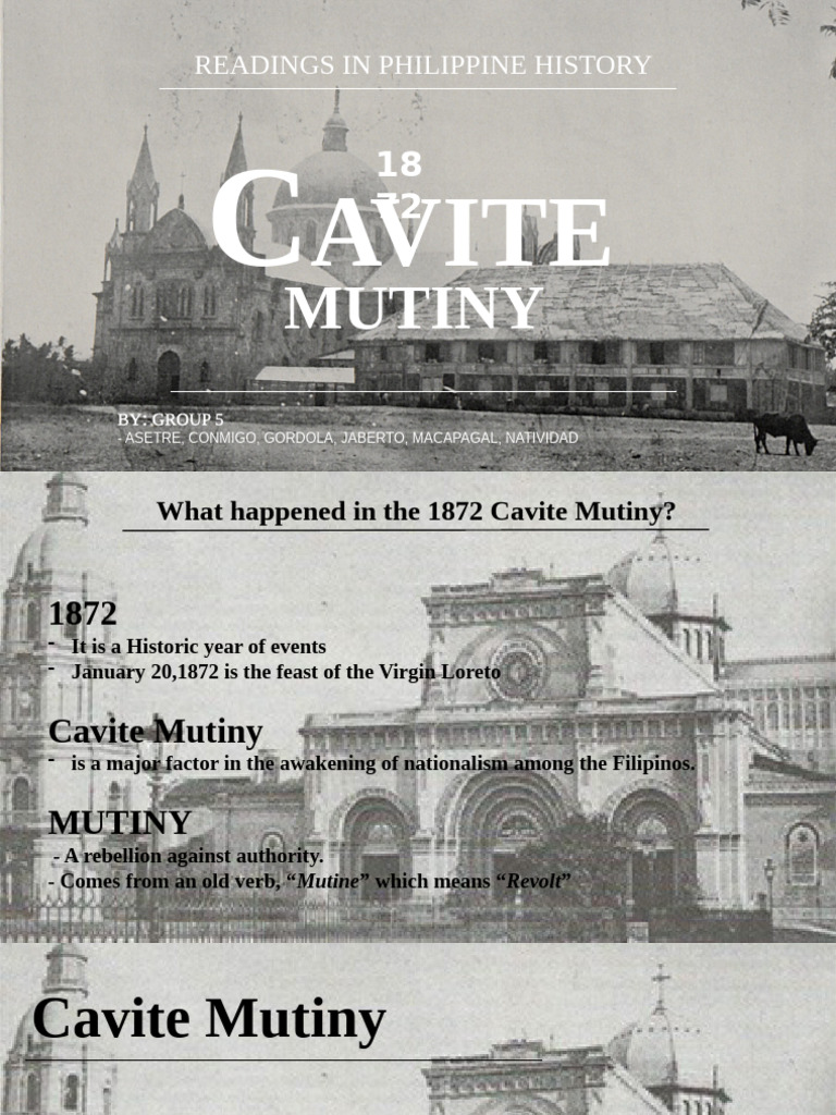 Cavite Mutiny: January 20, 1872 | PDF | Philippines | Spanish East Indies