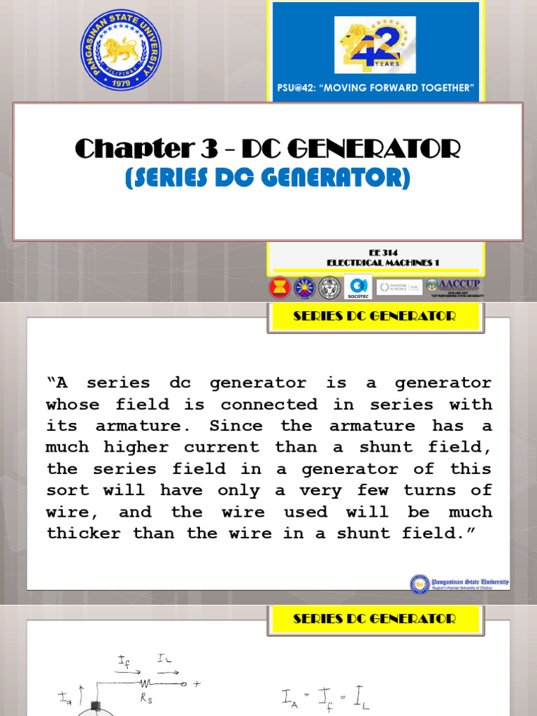 DC Generator - Series | PDF | Direct Current | Electric Generator