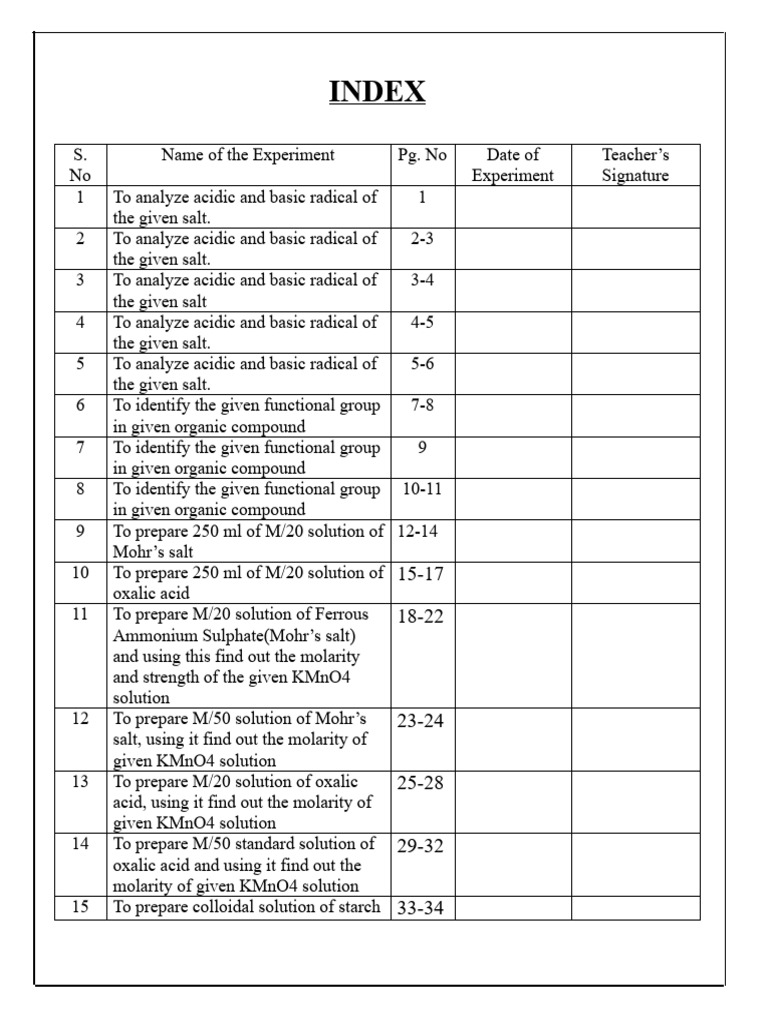Indext Without Amine and With PG - No | PDF