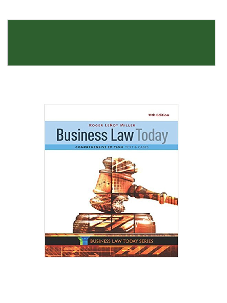 (Ebooks PDF) Download (Ebook PDF) Business Law Today Comprehensive 11th ... (Ebooks PDF) Download (Ebook PDF) Business Law Today Comprehensive 11th ...