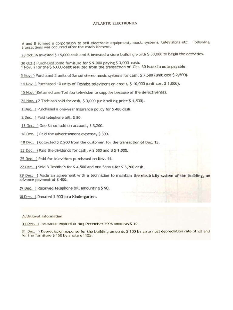 Problem Session - Ch6 - Solution | PDF | Expense | Inventory