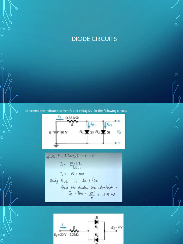 Diode Circuits | PDF