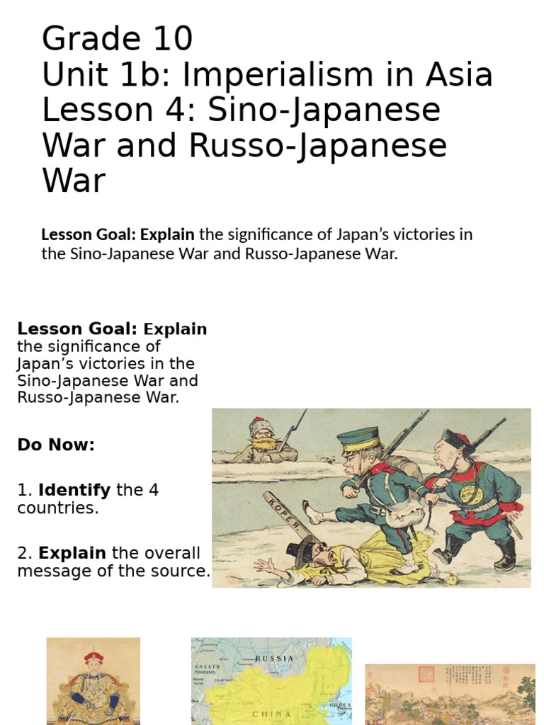 Gr10 Imp Asia L4 S-J and R-J Wars 2024-25 | PDF | Nicholas Ii Of Russia ...