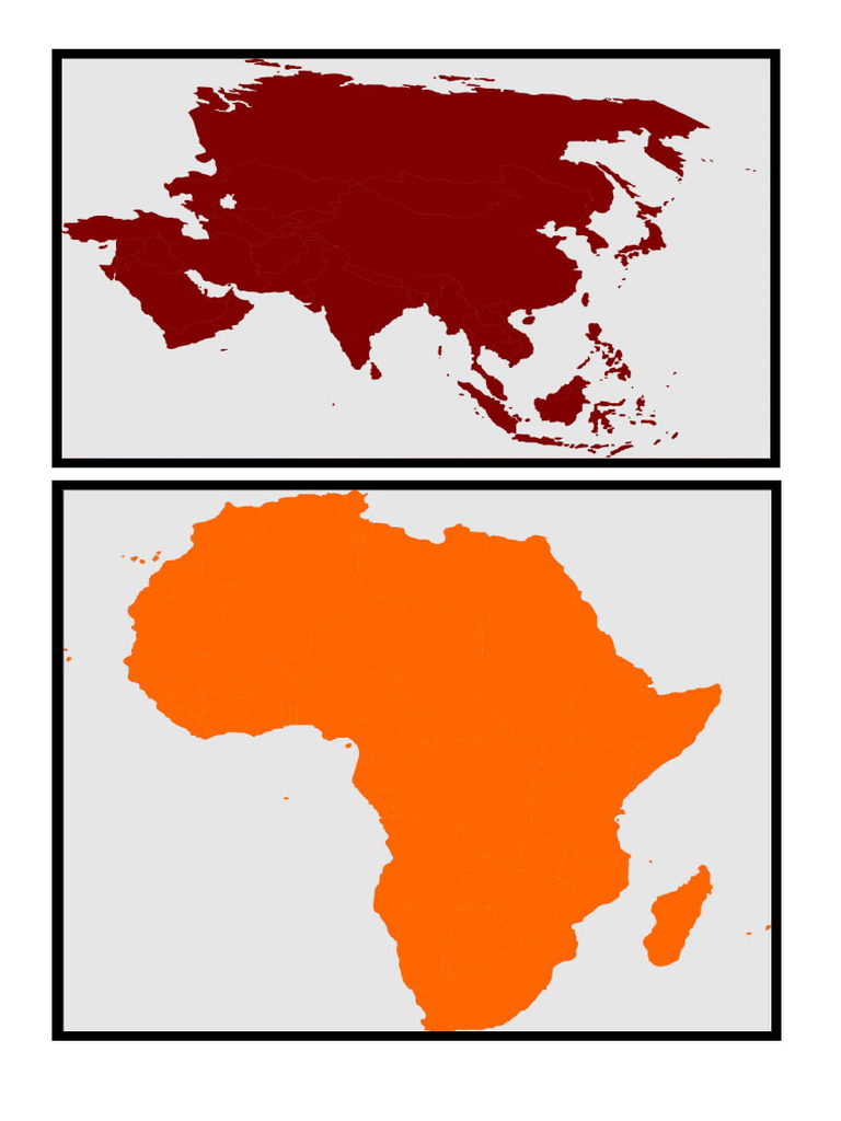Continents World Map | PDF