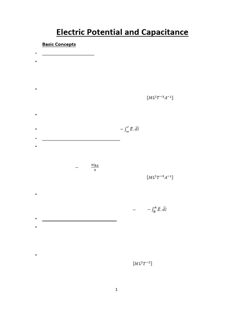 School Data DMIS Assignment 98005 GR 12 Electrostatic Potential and Capacitance | PDF ...