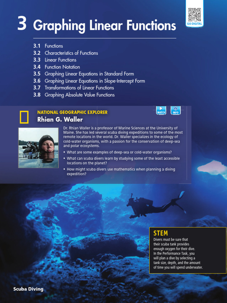 Chapter 3 | PDF | Function (Mathematics) | Underwater Diving