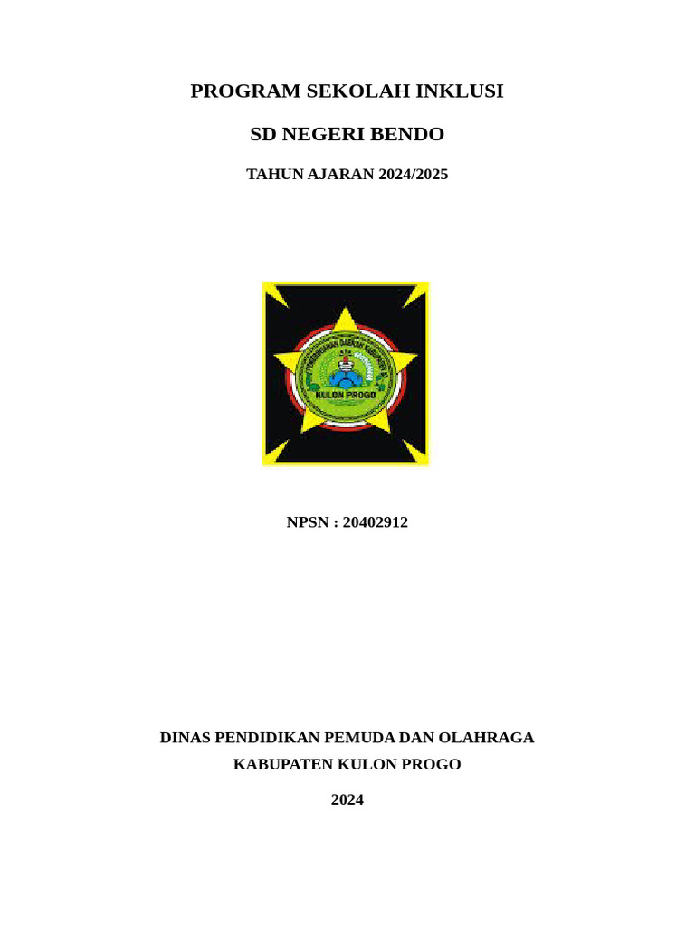 Program Sekolah Inklusi | PDF