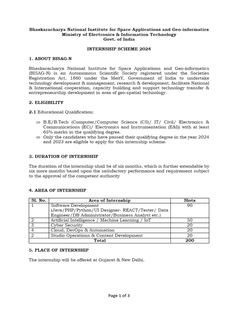 Notification Technical Internship | PDF | Internship | Job Hunting