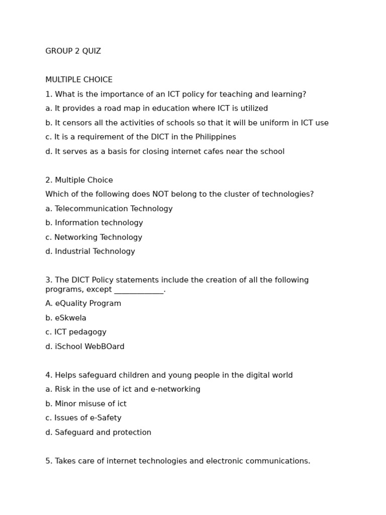 Quiz TTL (Group2) | PDF