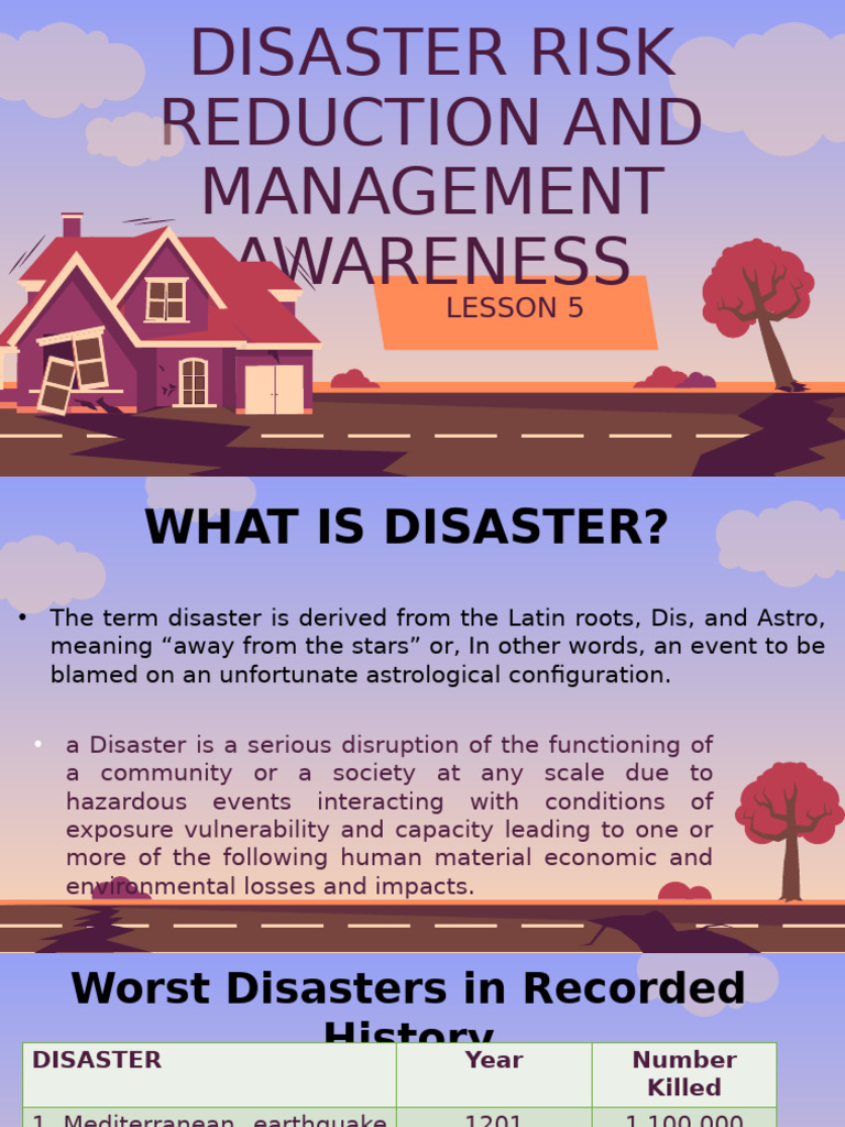 Understanding Disaster Risk Management | PDF | Natural Disasters ...