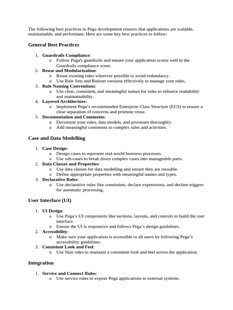 Pega Best Practices UI Validation Compliance Score | PDF | Databases | User Interface
