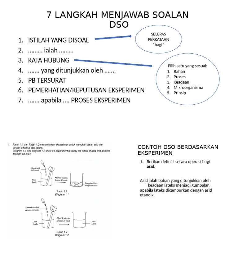7 Langkah Menjawab Soalan Dso | PDF