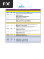 Aakash Test Schedule | PDF
