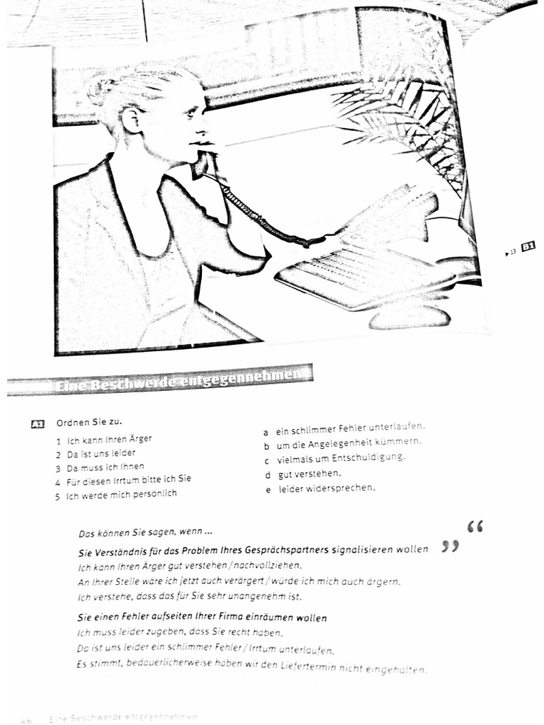 Lektion 11 Im Beruf - Telefontraining | PDF