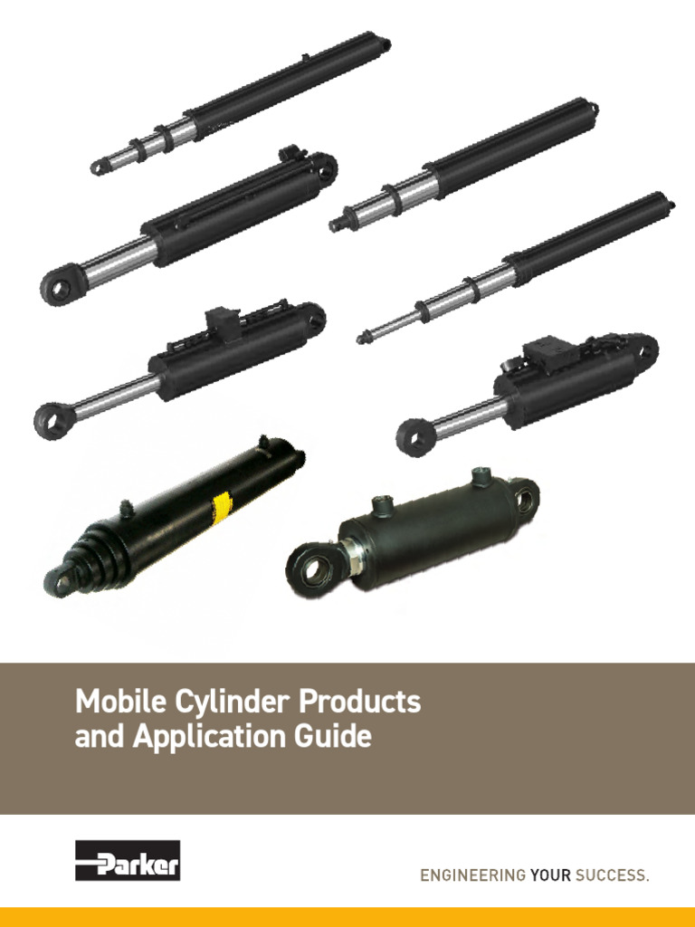 Parker Hydraulic Cylinder Catalog 2024 | PDF | Hydraulics